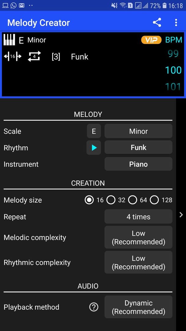 Melody Creator App