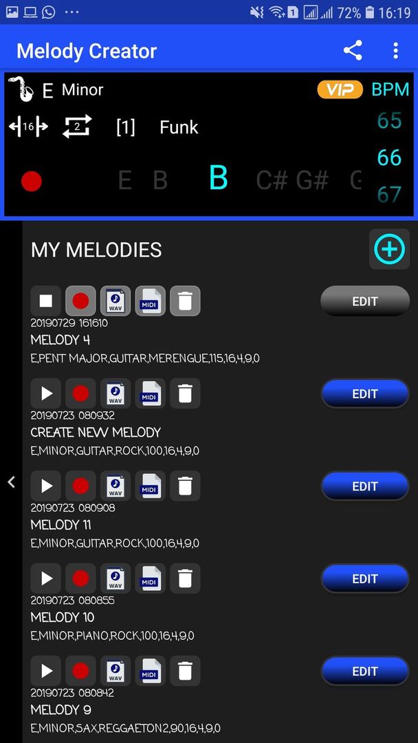Melody Creator App