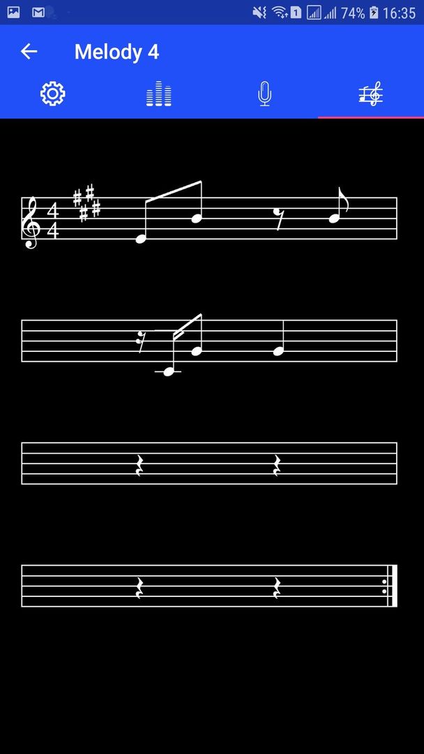 Aplicación Creador de melodías